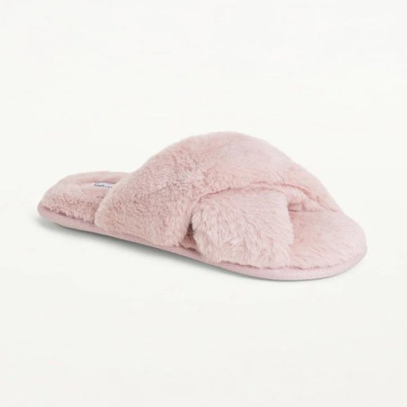 Splendid | Shoes | Must Bundle New Splendid Plush Baby Pink Cross Slide ...